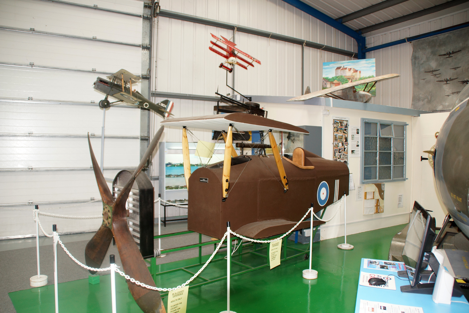 SE5a cockpit experience – AviationMuseum