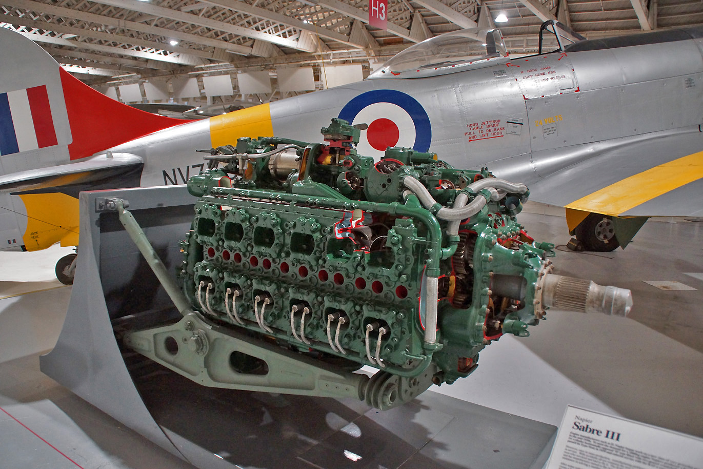 Napier Sabre III inline engine – AviationMuseum