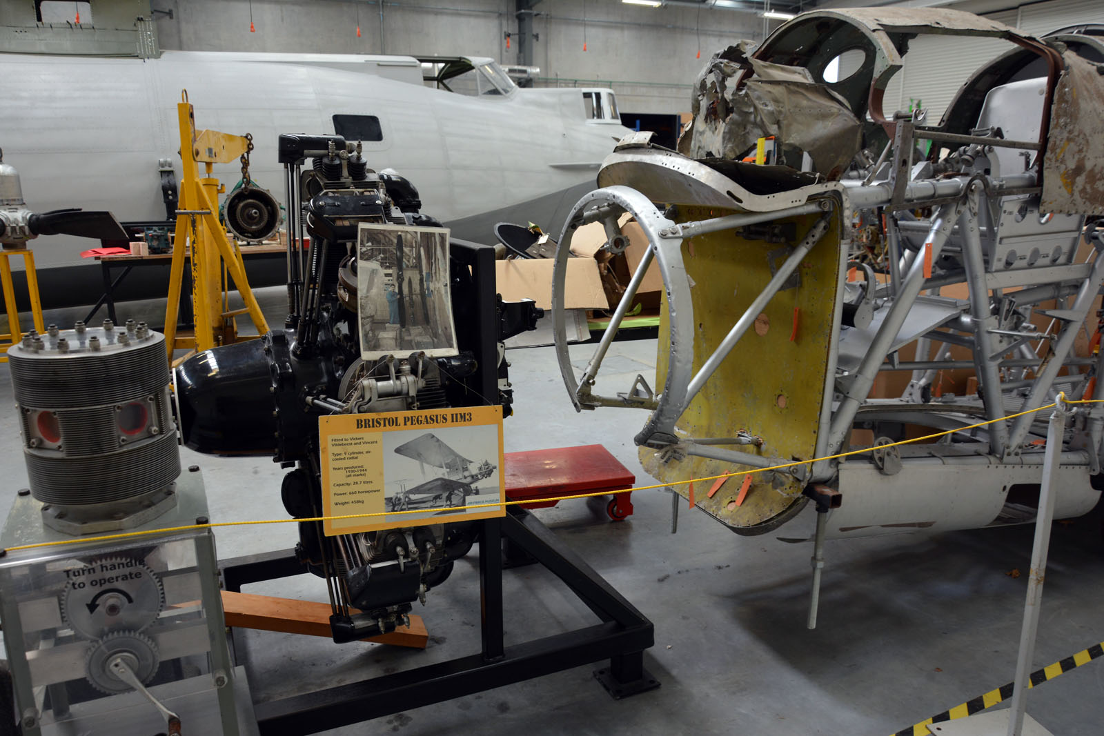 Bristol Pegasus IIM3 engine Vickers Vildebeest – AviationMuseum