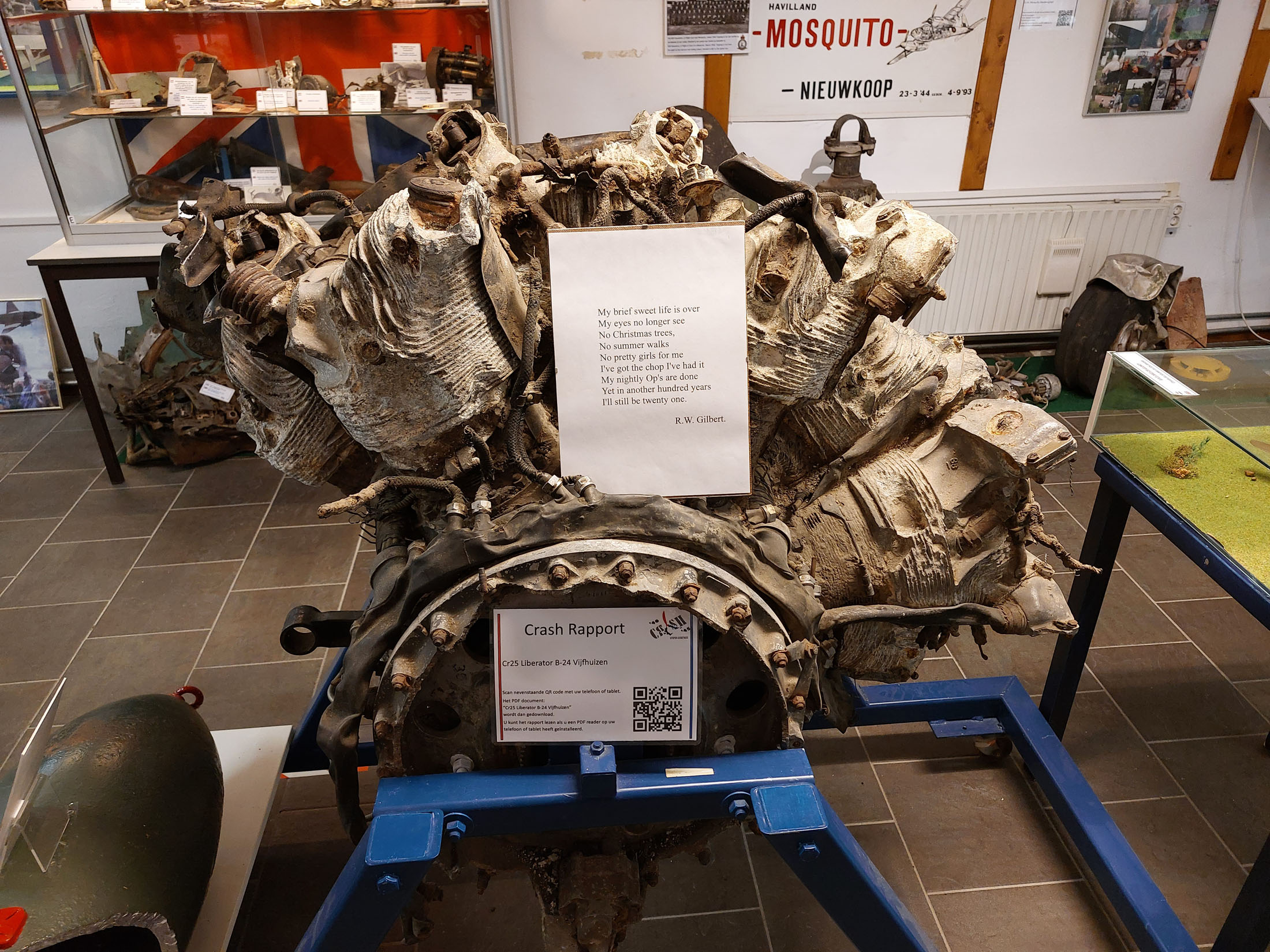 B-24 engine – Vijfhuizen – AviationMuseum